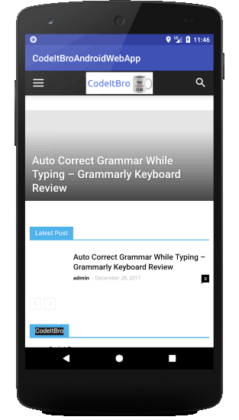 Android WebView Tutorial With An Example Project | Download